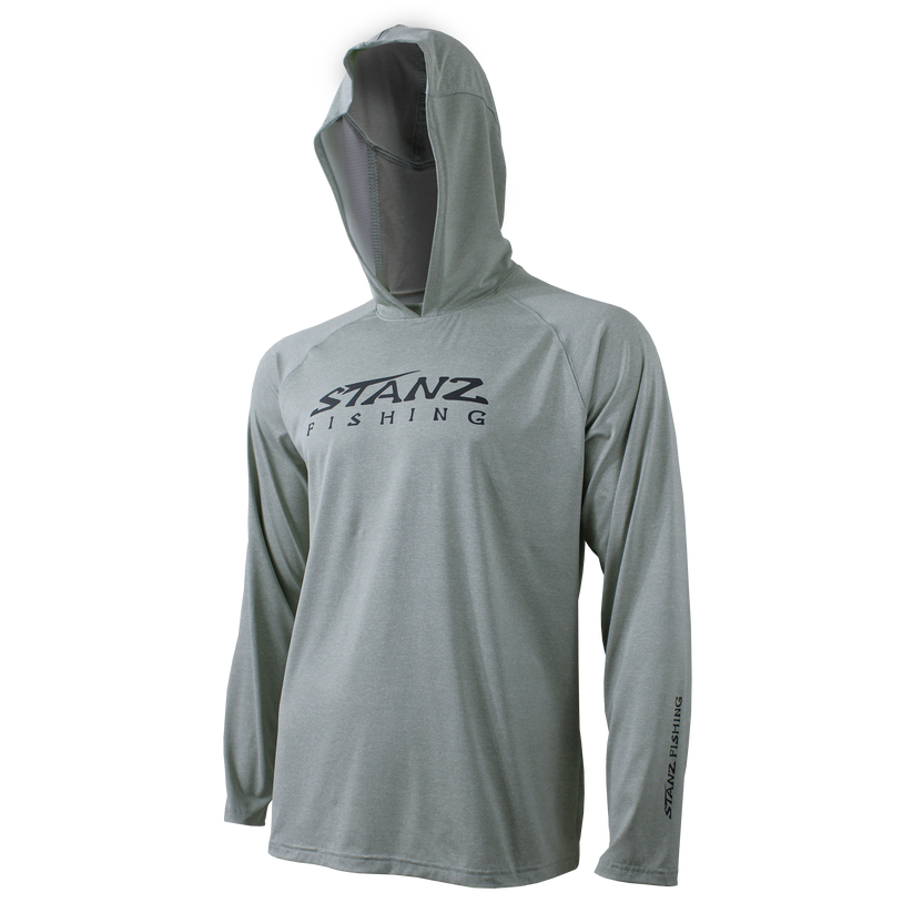 STANZ Logo - Performance Cationic Long Sleeve Hooded Raglan